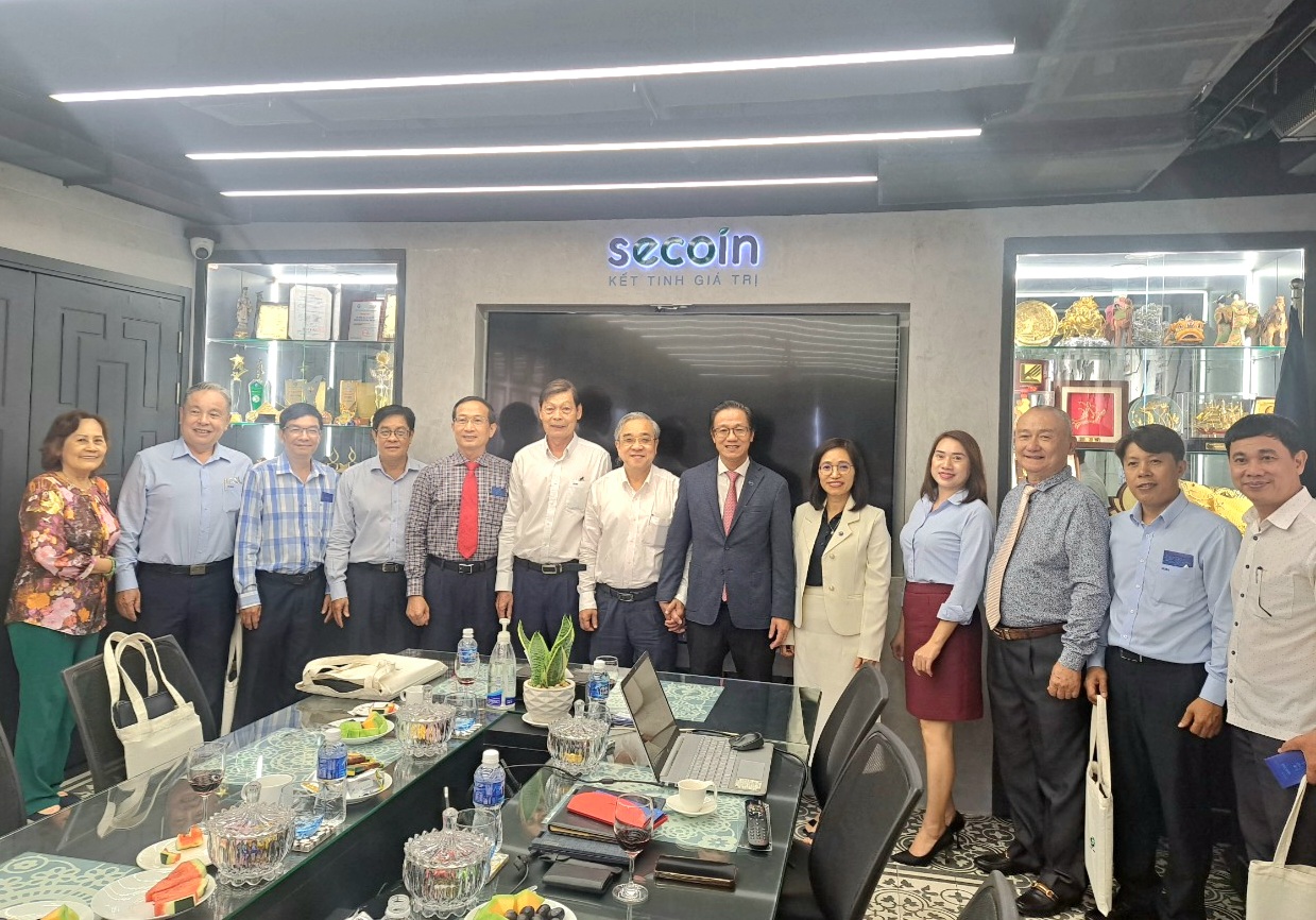 Hiệp hội Doanh nghiệp TP. HCM (HUBA) và Tạp chí Doanh nhân Sài Gòn thăm và chúc Tết Secoin